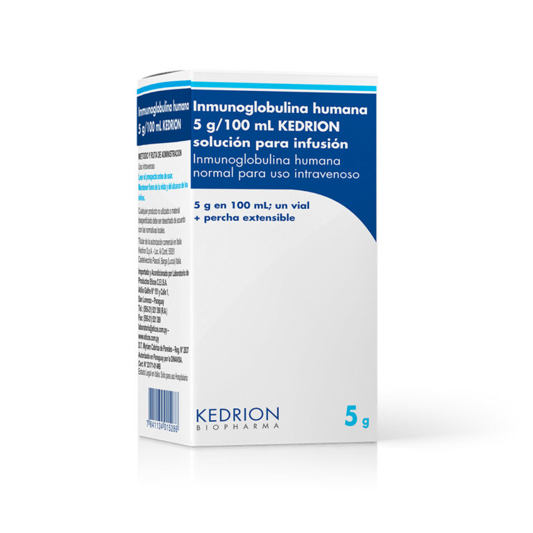 Inmunoglobulina Humana 5g/100 mL - Eticos Paraguay