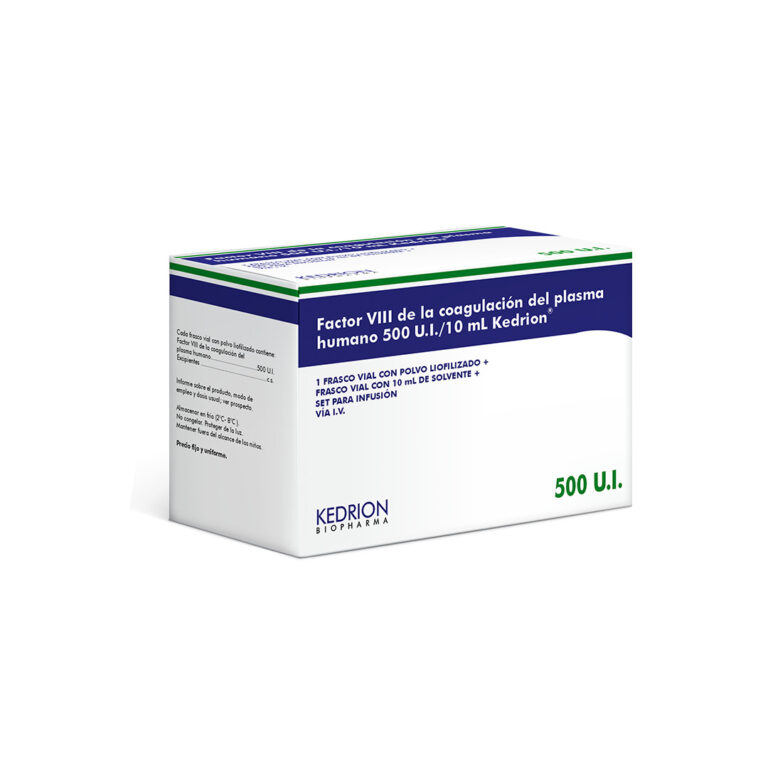 Factor VIII 500 UI - Eticos Paraguay