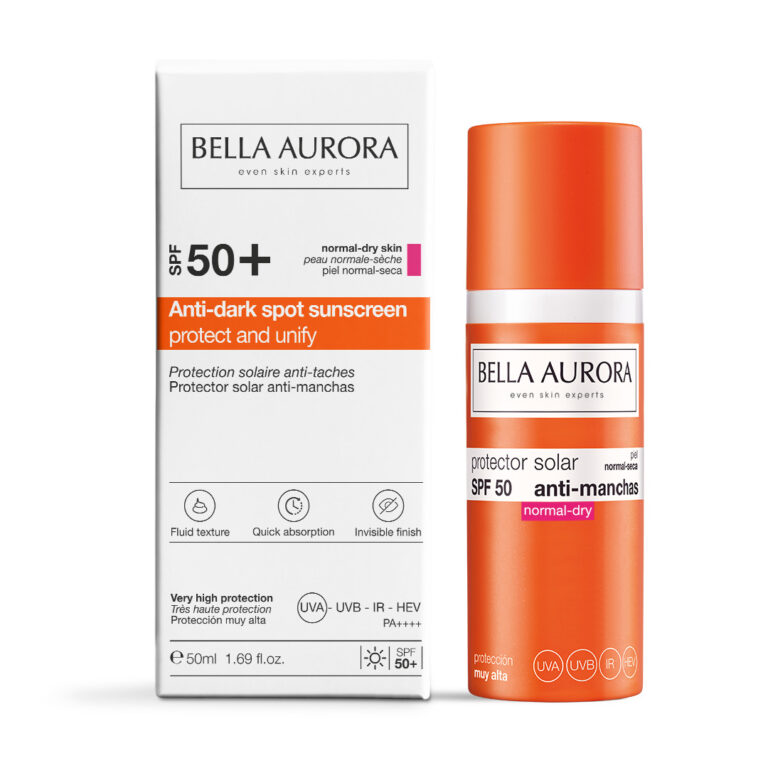 Protector Solar SPF50+ Piel normal-seca - Bella Aurora - Eticos Paraguay